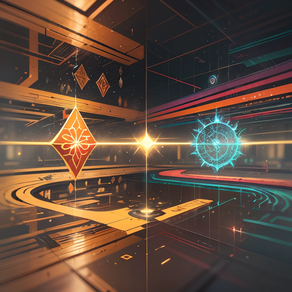 Stable Diffusion Prompt: Futuristic cityscape with clock, lights, and ...