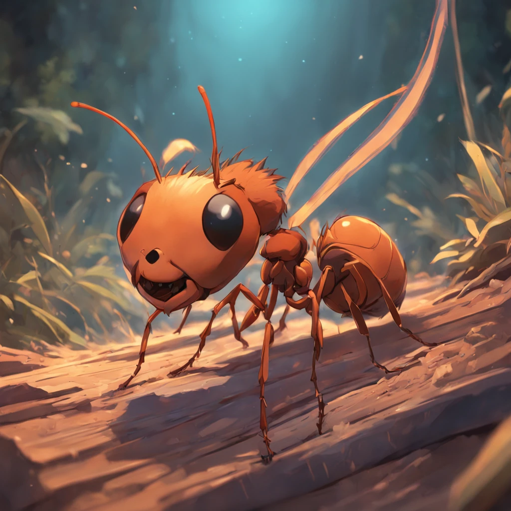 Stable Diffusion Prompt: Cartoon antelope smiling, charming wildlife ...