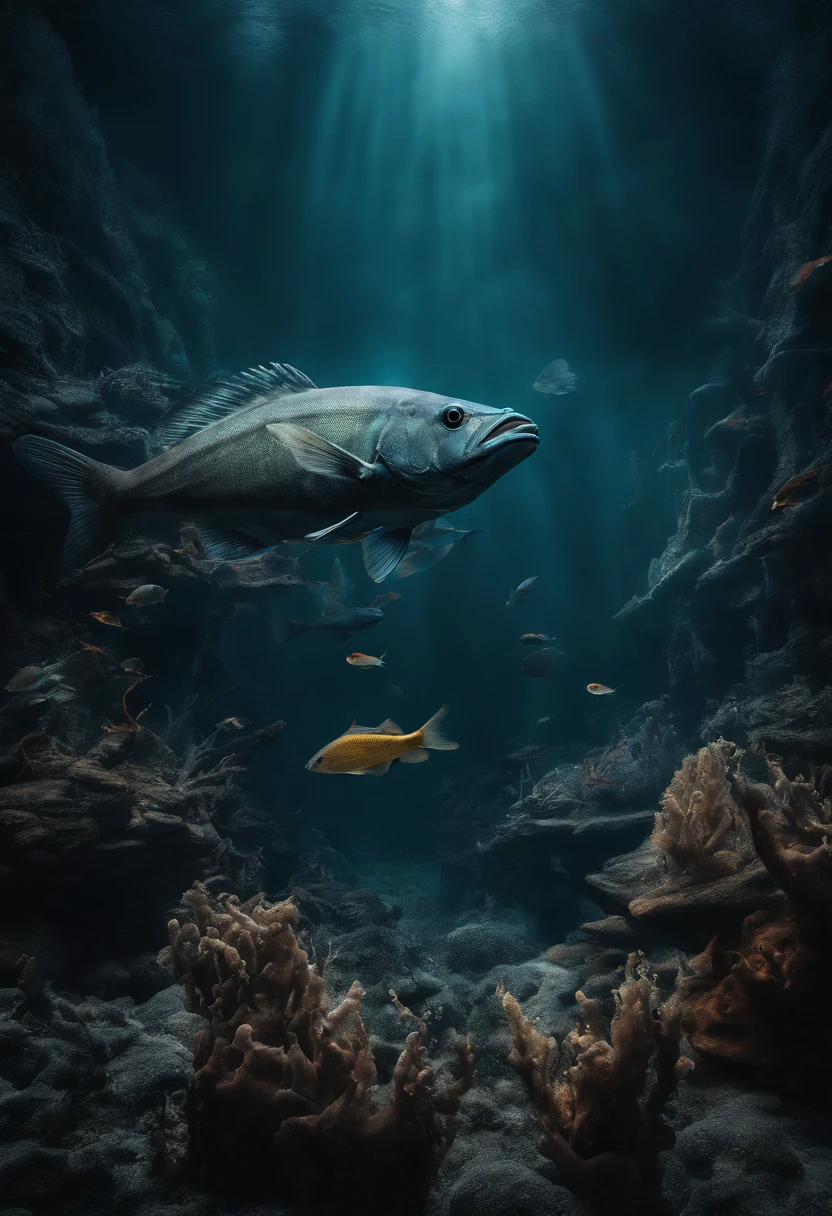 Stable Diffusion Prompt: Colorful fish swimming among vibrant corals in ...