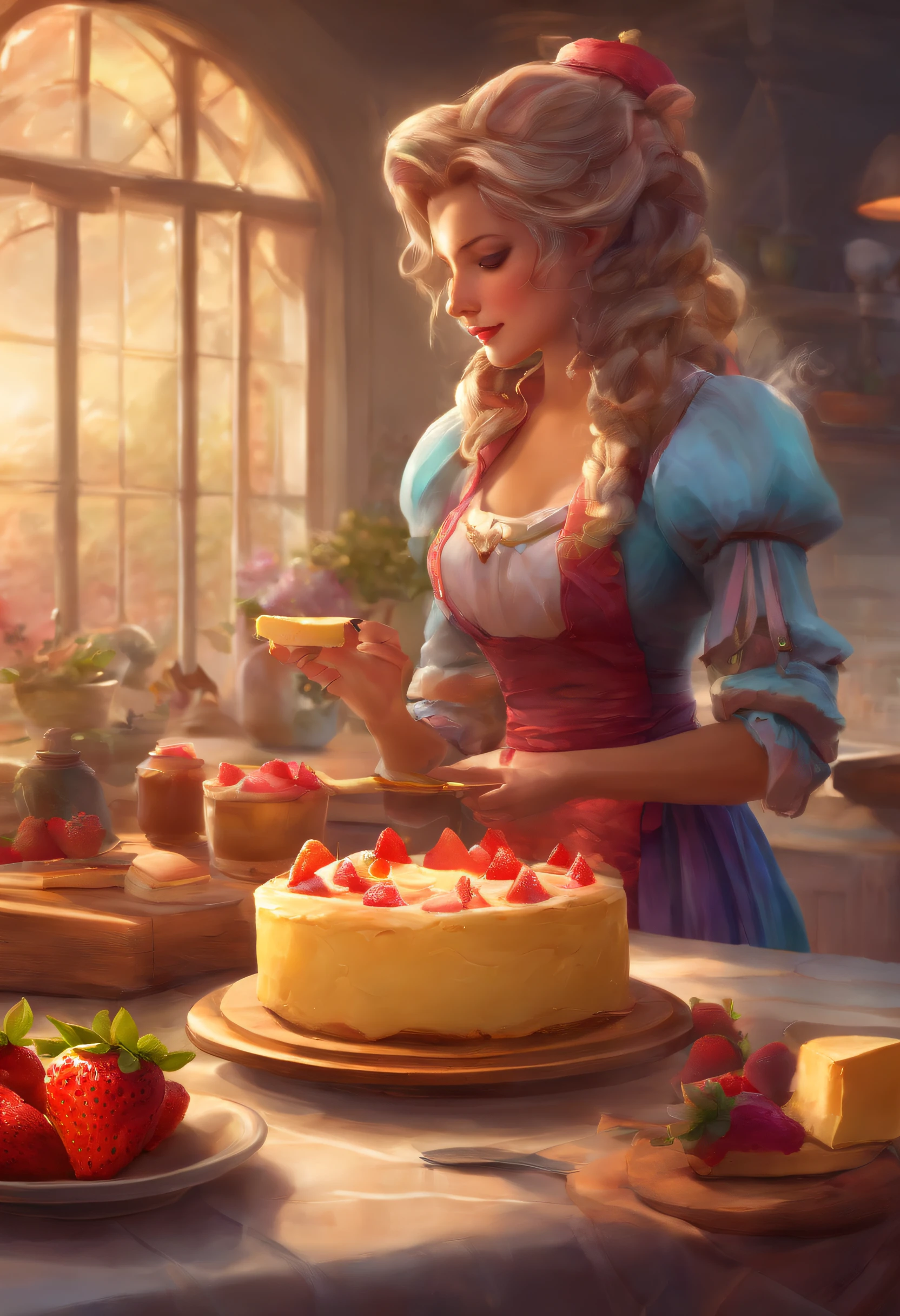 Stable Diffusion Prompt: Disney princesses share joy and friendship ...