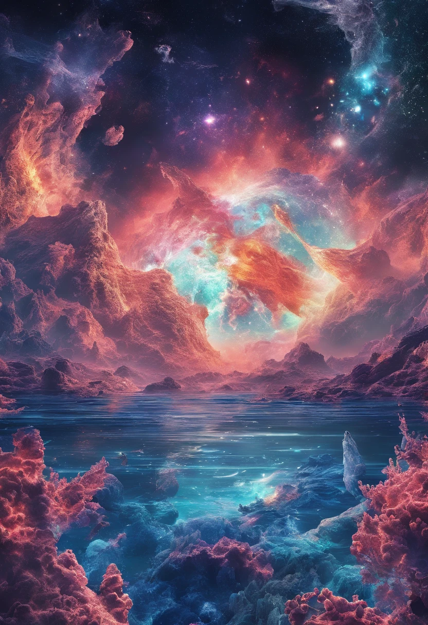 Stable Diffusion Prompt: A painting of a beautiful sky with clouds and ...