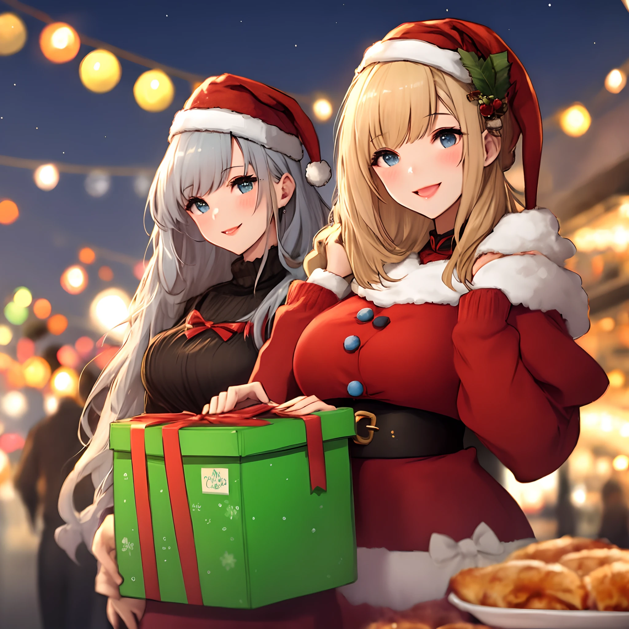 Stable Diffusion Prompt: High-quality HD anime Christmas wallpapers for ...