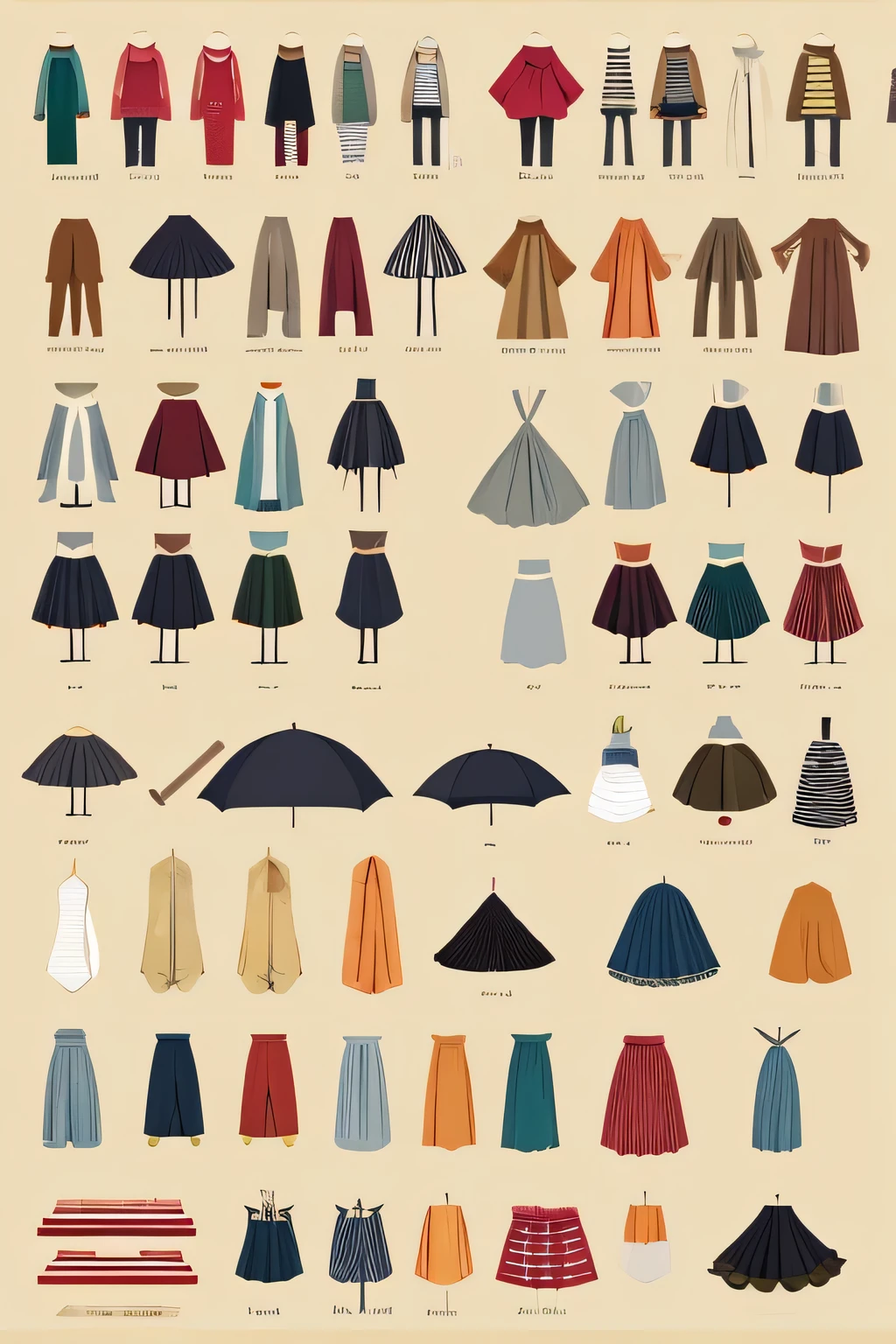 Stable Diffusion Prompt: A poster of a bunch of different types of ...