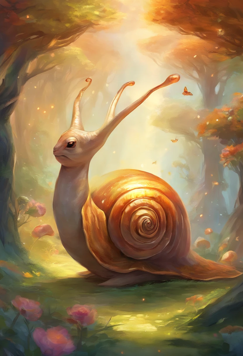 Stable Diffusion Prompt: Snail society, ceremonies, and festivals showcasing their unique shell ...
