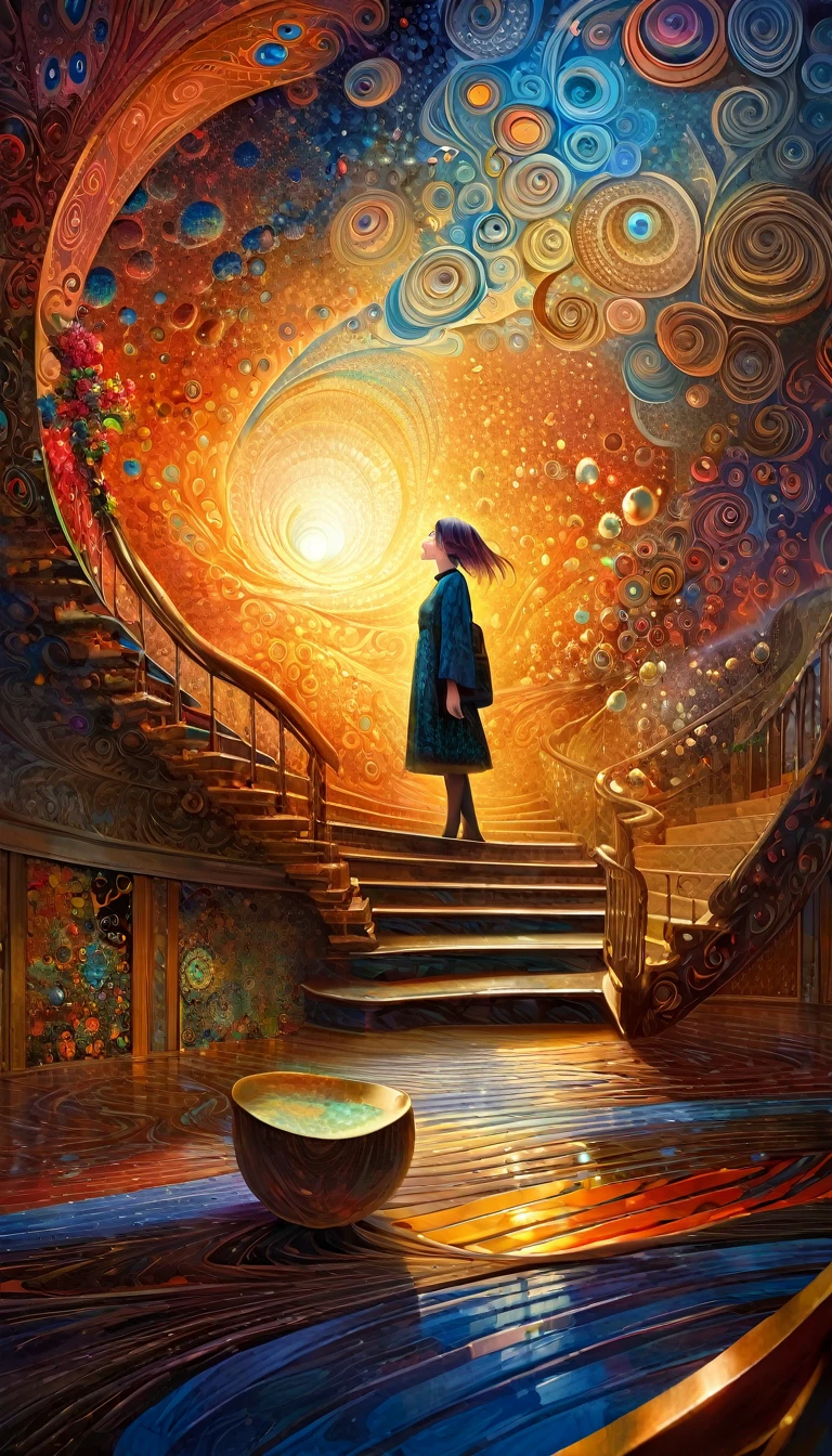 Stable Diffusion Prompt: Surreal oil painting of fantastical dreamscape ...