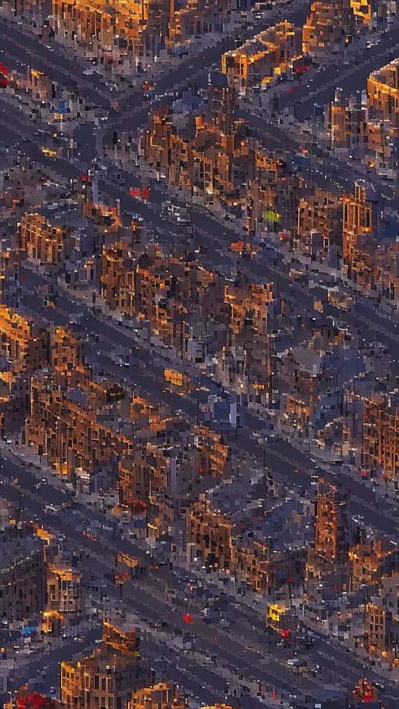 Stable Diffusion Prompt: City street runner game: navigate straight ...