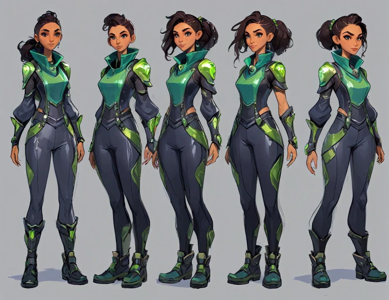 Stable Diffusion Prompt: Collab Xbox human character design combines ...