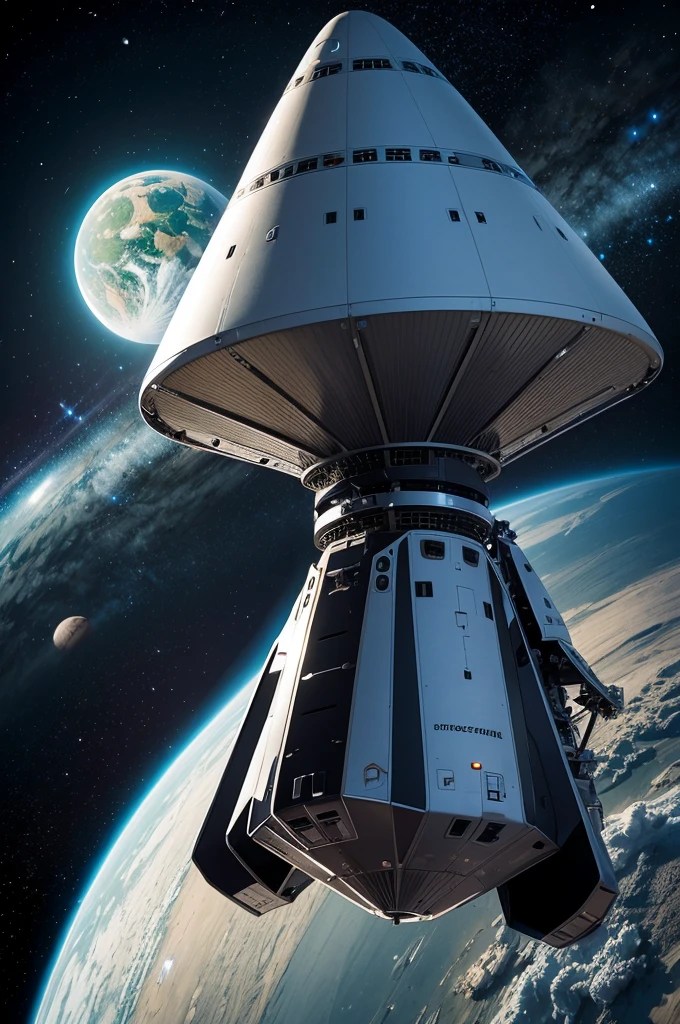 Stable Diffusion Prompt: Spacecraft journey to distant planet for ...