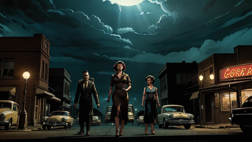 Stable Diffusion Prompt: A 1950s housewife with a narrow waist, large ...