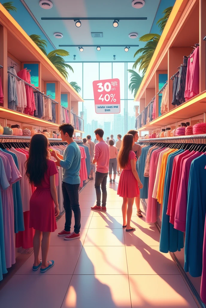 Stable Diffusion Prompt: Weekly clothes sale on pajamas and blouses ...