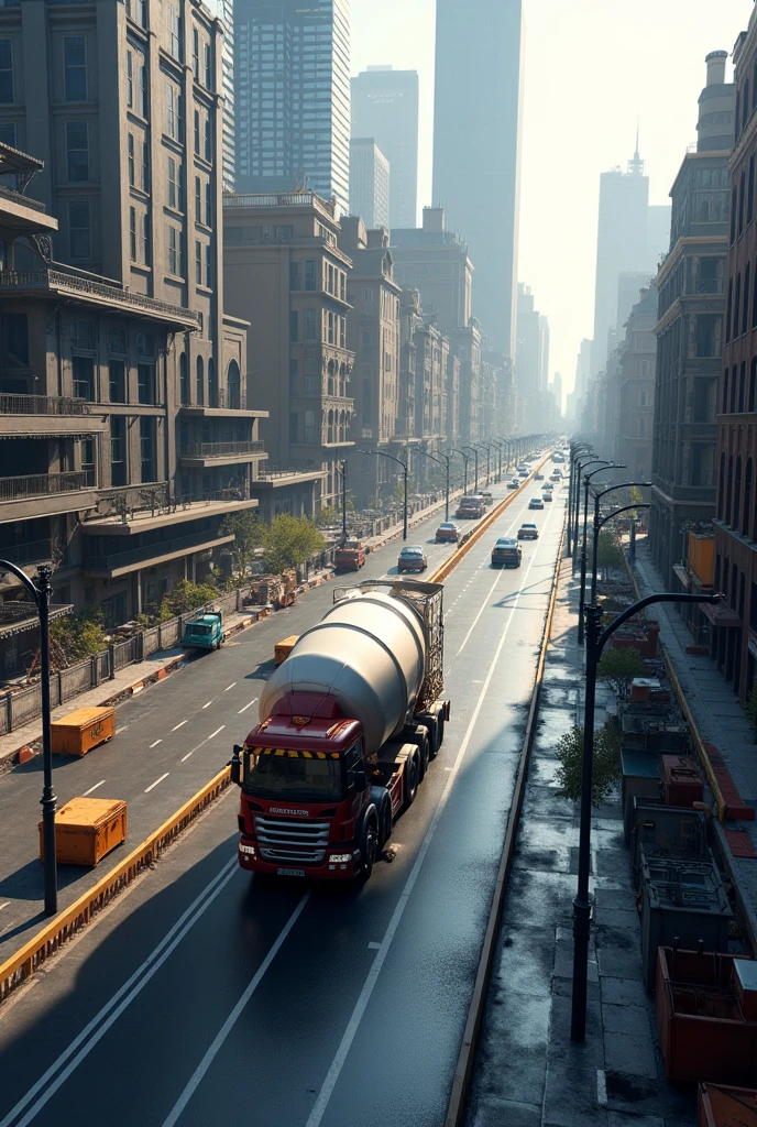 Stable Diffusion Prompt: Photorealism cityscape: detailed buildings and ...