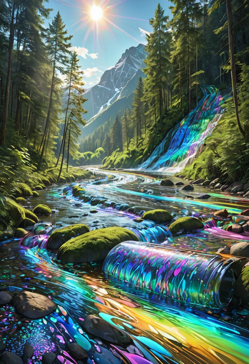 Stable Diffusion Prompt: Plastic bottle art highlights recycling's ...