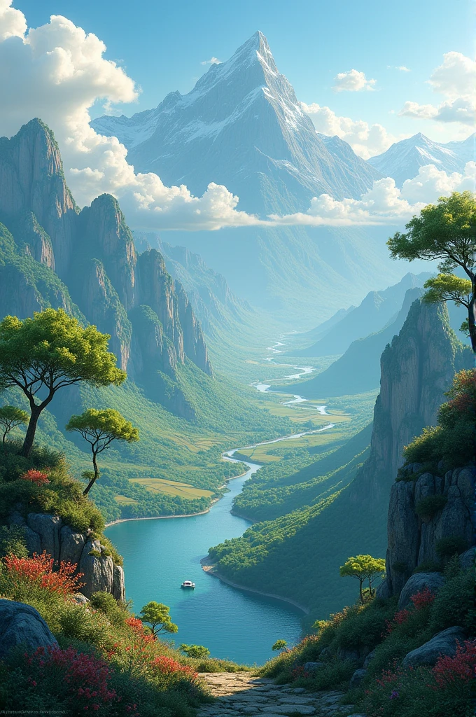 Stable Diffusion Prompt: Explore stunning landscapes for adventure and ...