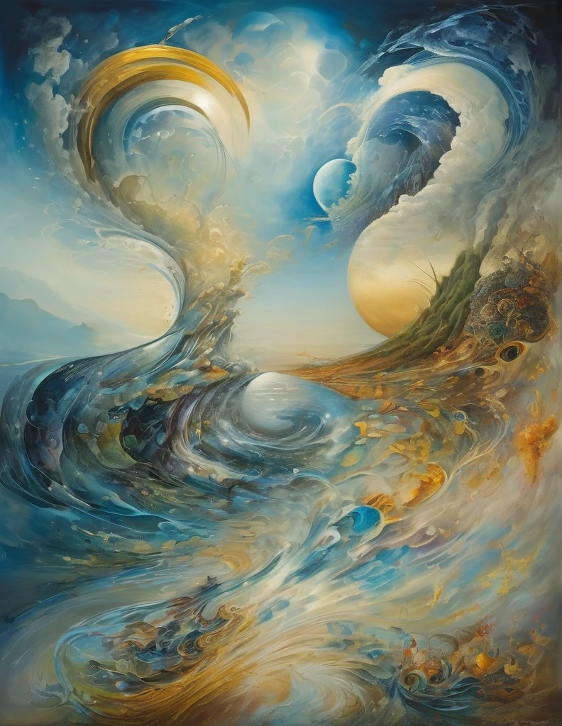 Stable Diffusion Prompt: Dualism unveils a surreal dance of mind and ...