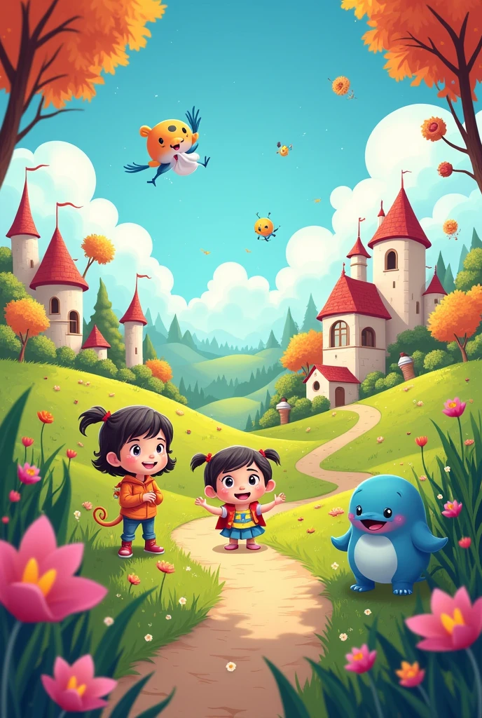 Stable Diffusion Prompt: Beautiful cartoon