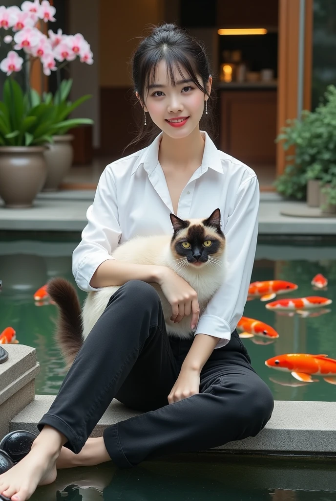 Stable Diffusion Prompt: Discover stunning Korean women with radiant skin and elegance