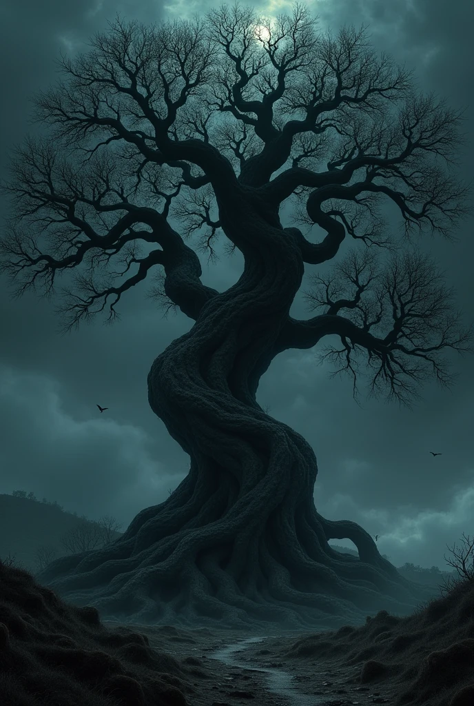 Stable Diffusion Prompt: Banyan Tree: A dark, horror-filled thriller ...