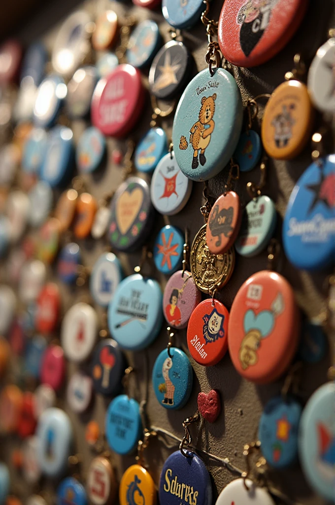 Stable Diffusion Prompt: Scenario for selling buttons, personalized ...