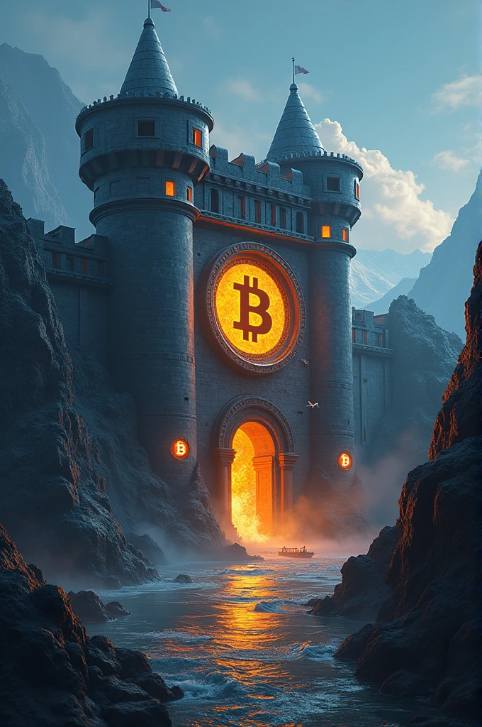 Stable Diffusion Prompt: Bitcoin blockchain secured with encrypted ...