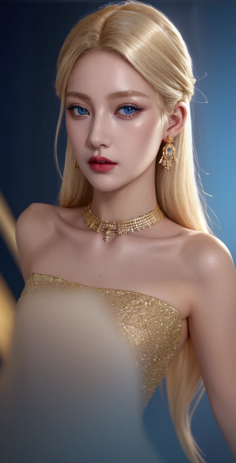 Stable Diffusion Prompt: Golden dress