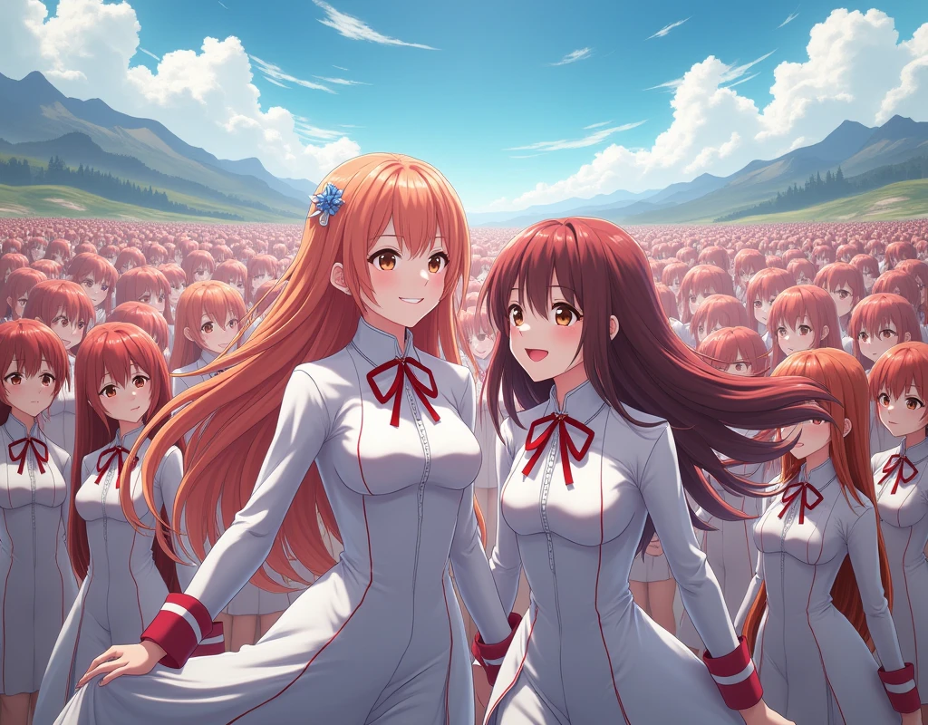 Stable Diffusion Prompt: Super Best Clone-Girls Illustration of Yuuki ...