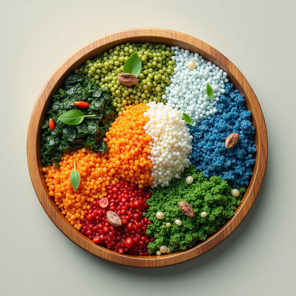 Stable Diffusion Prompt: Dejinfu Vegetarian Brand's logo blends Five ...