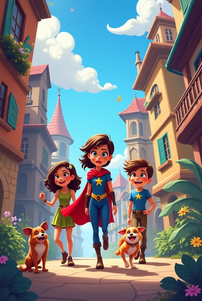 Stable Diffusion Prompt: Disney-style kids stand brave for justice and ...