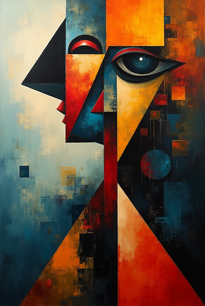Stable Diffusion Prompt: Cubism-inspired abstraction art emphasizing ...