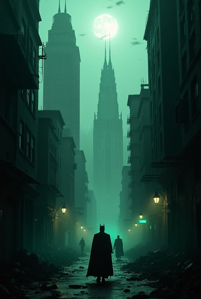 Stable Diffusion Prompt: Dark Gotham-inspired cityscape: moody ...