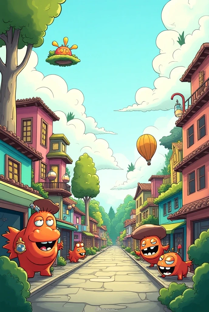 Stable Diffusion Prompt: Cartoon: A vibrant animated form of ...