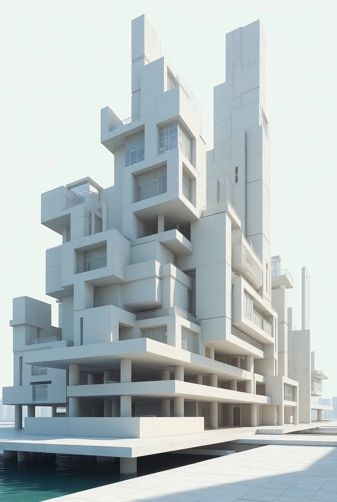 Stable Diffusion Prompt: Explore dynamic maclated architectural forms ...