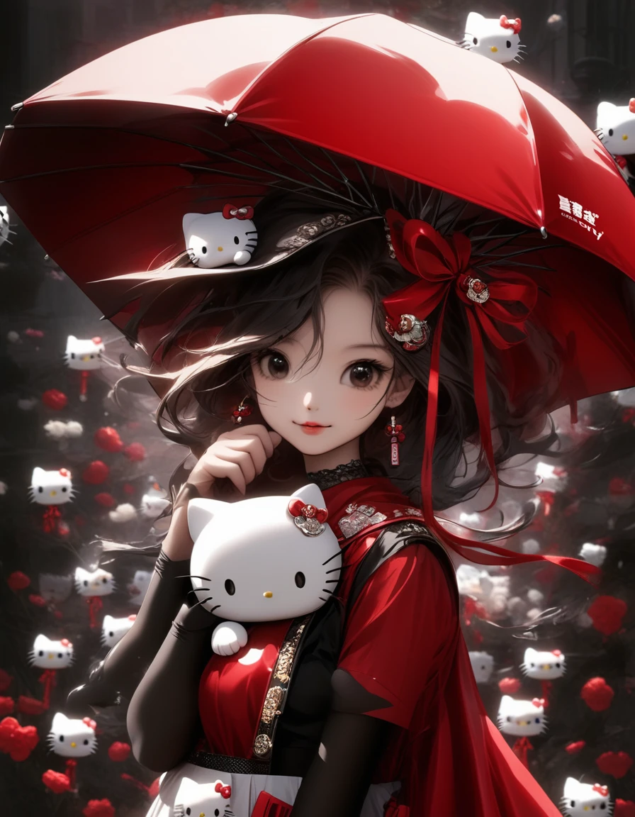 Stable Diffusion Prompt: Hello Kitty: iconic character symbolizing ...