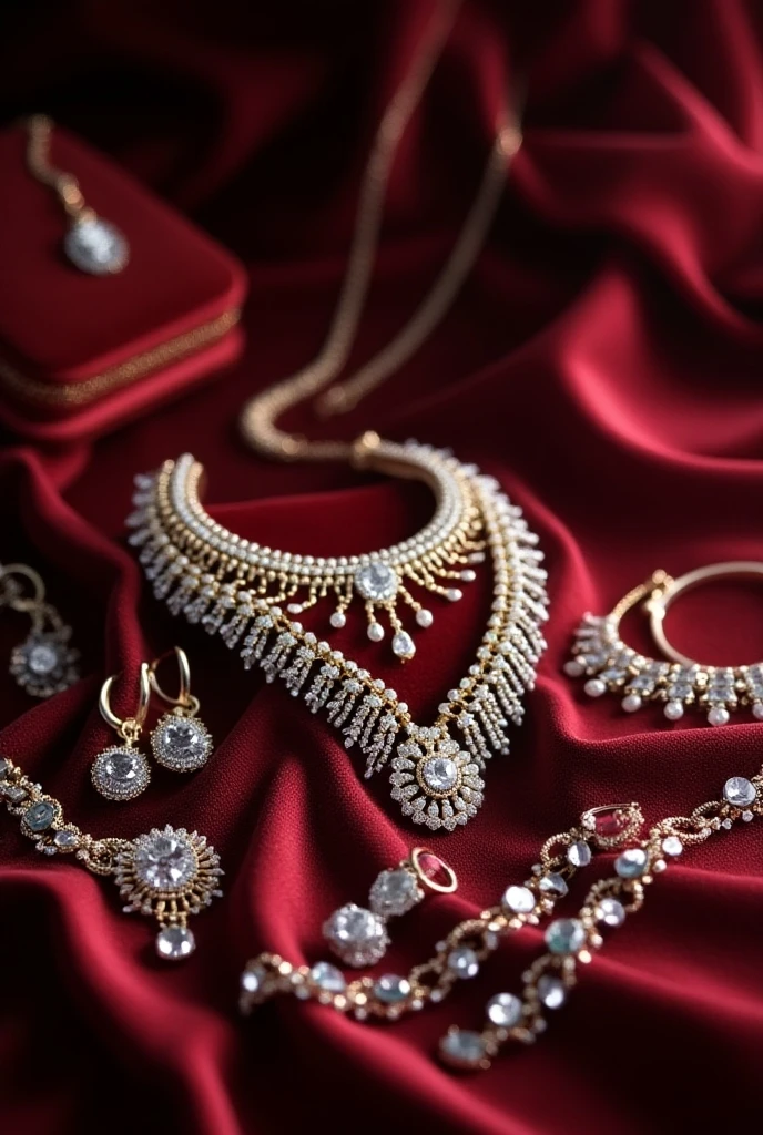 Stable Diffusion Prompt: Sparkling jewelry designs for elegant ...