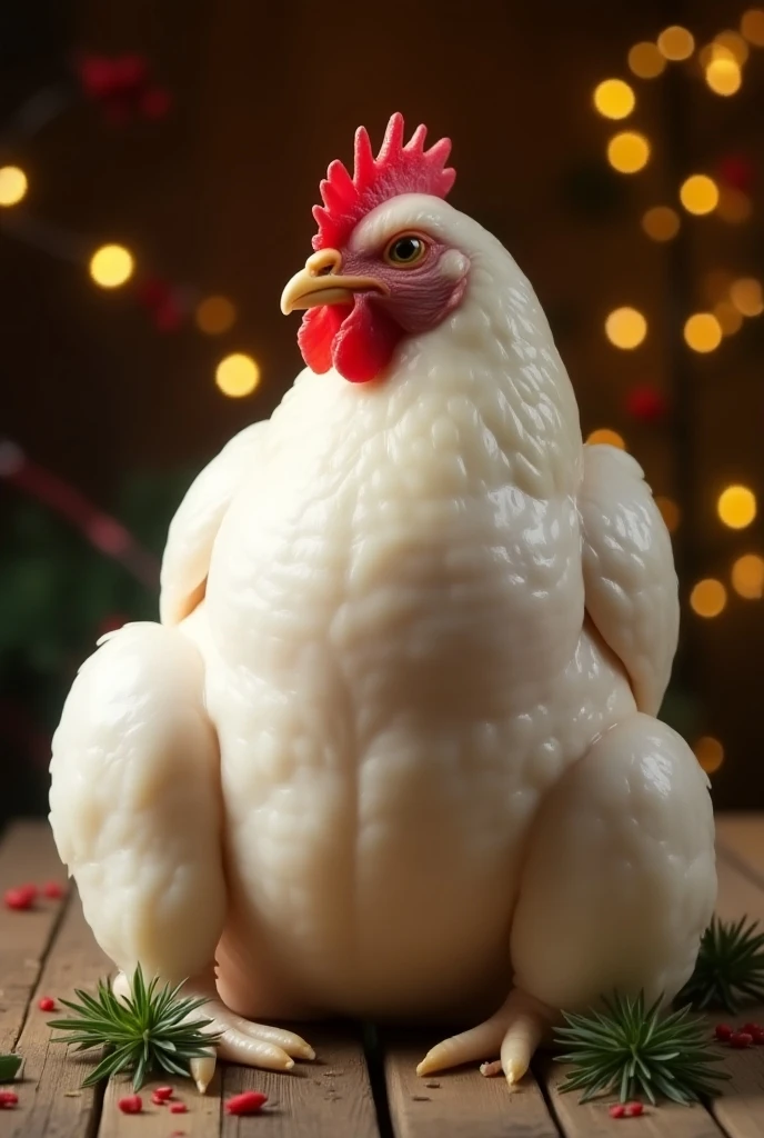 Stable Diffusion Prompt: Cobb 500 Double Breasted Broiler Chicken ...