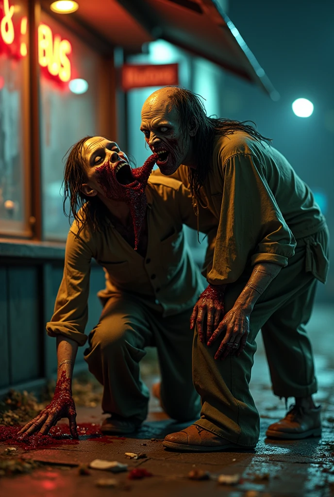 Stable Diffusion Prompt: Realistic macro zombie photo in dirty, old ...