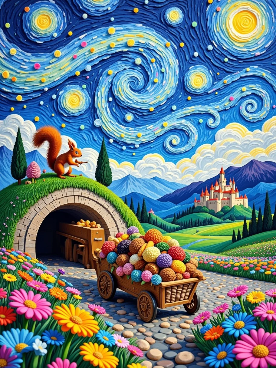 Stable Diffusion Prompt: Explore 3D oil painting, Van Gogh's ...