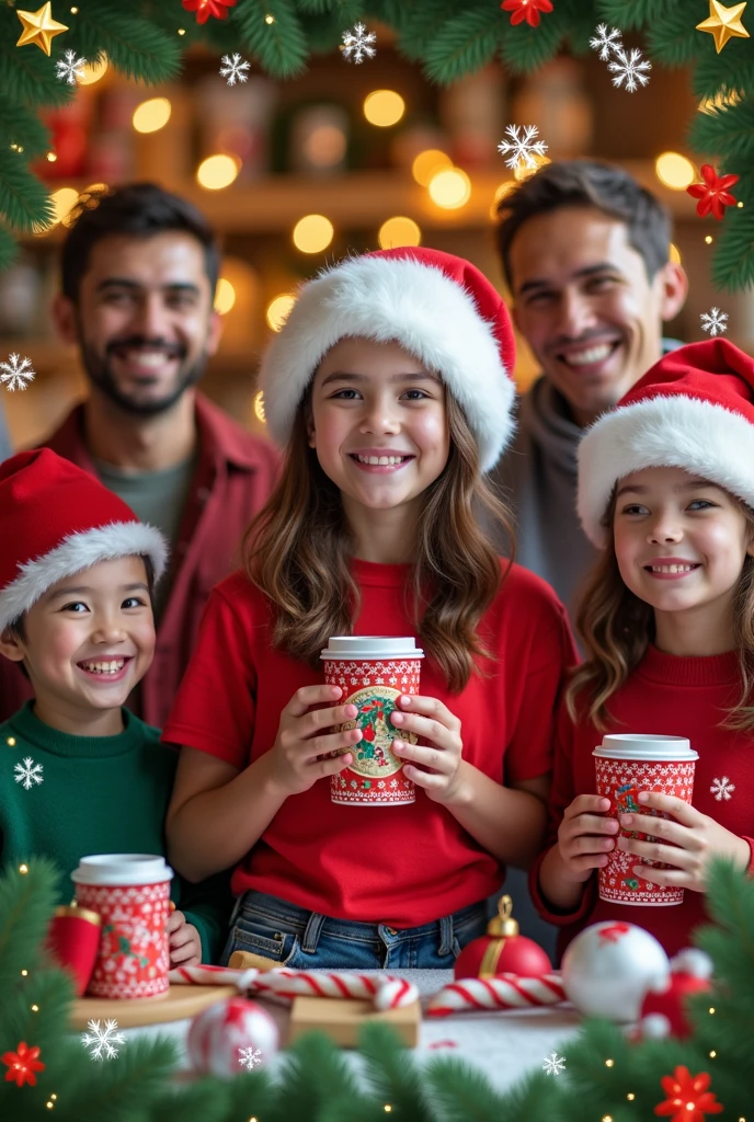 Stable Diffusion Prompt: Personalized Christmas cups boost holiday ...