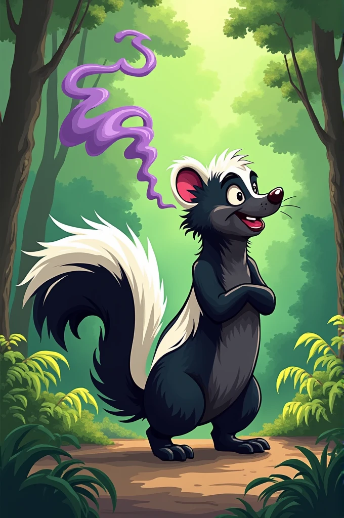 Stable Diffusion Prompt: Skunk fart: pungent spray from skunks for ...