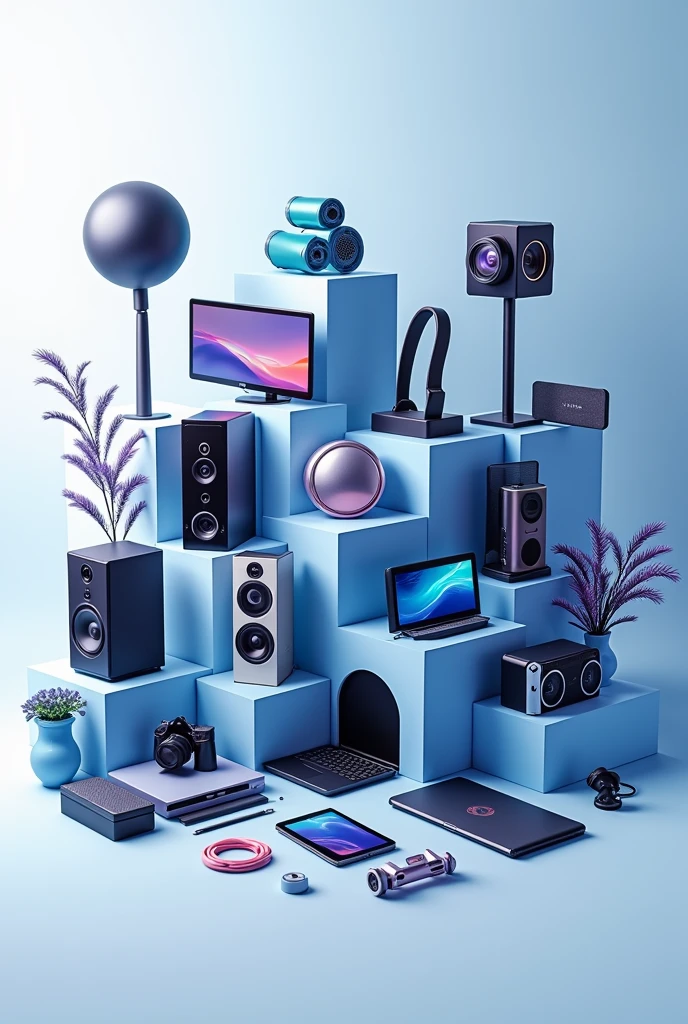 Stable Diffusion Prompt: Create a sleek Facebook cover photo featuring ...