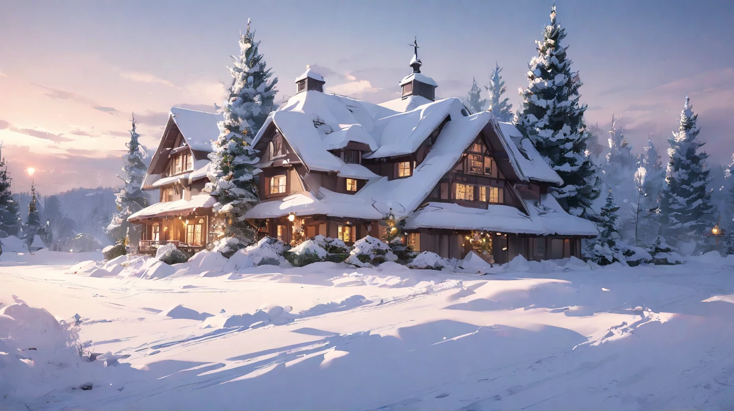 Stable Diffusion Prompt: Winter scenery and Christmas