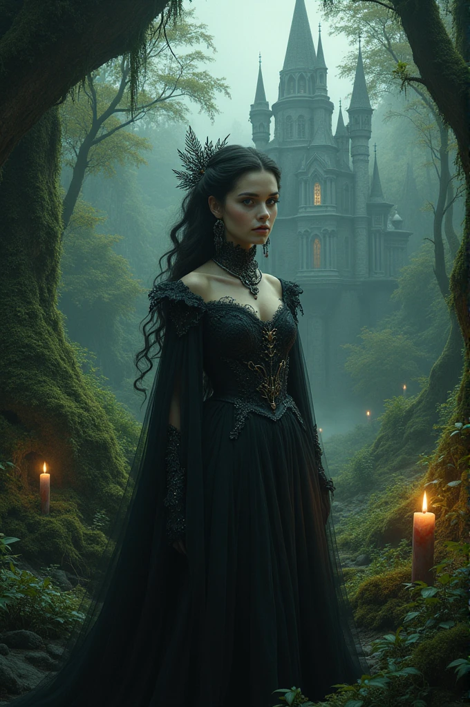 Stable Diffusion Prompt: Gothic-era princess loves magic in enchanting ...
