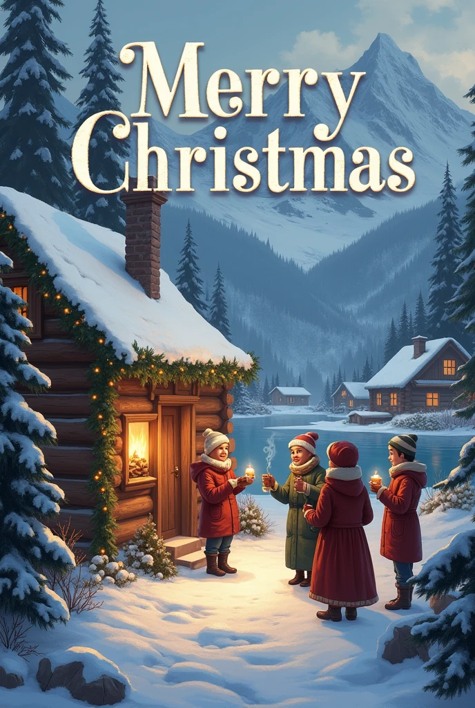 Stable Diffusion Prompt: Celebrate a joyful Merry Christmas near Karuna ...