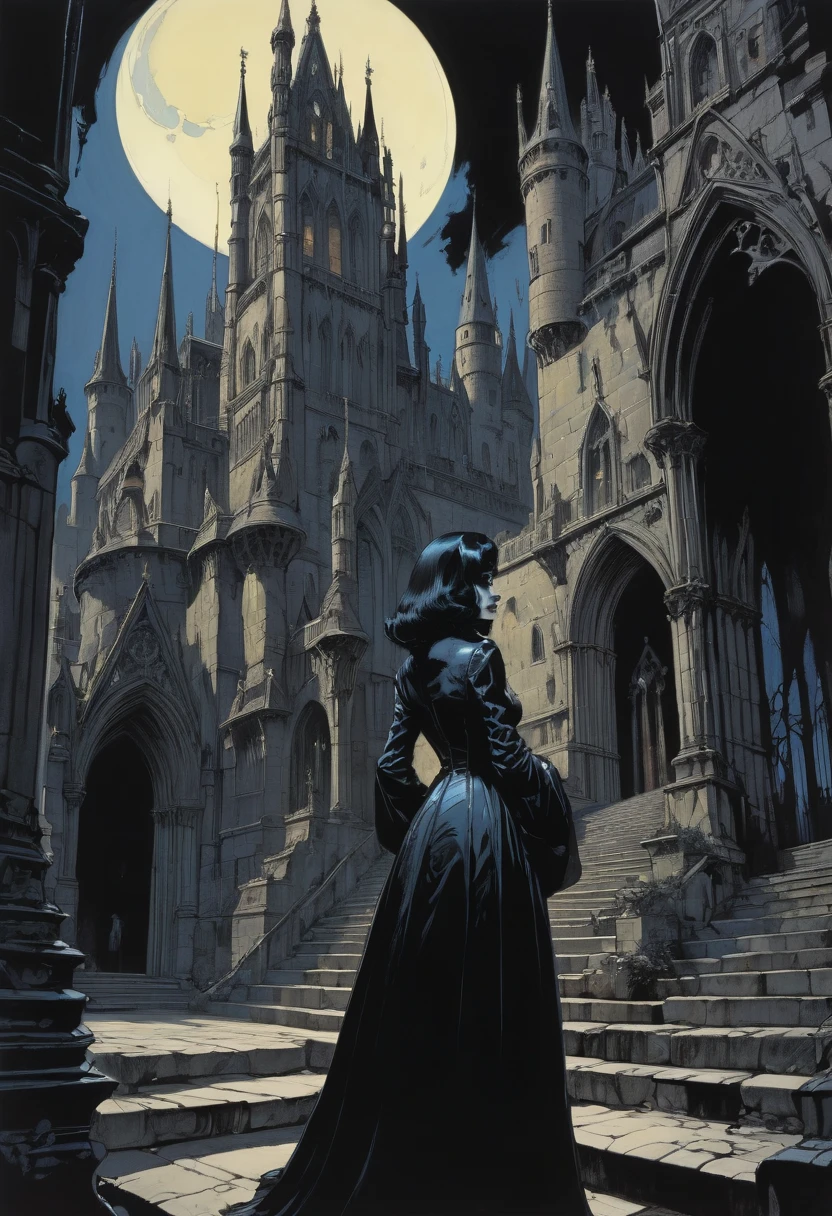Stable Diffusion Prompt: Gothic aesthetic by Alex Toth, best quality ...