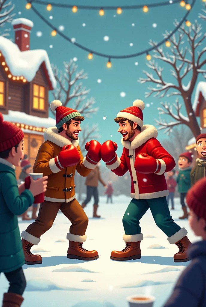 Stable Diffusion Prompt: Celebrate joy with Merry Christmas Boxing, the ...