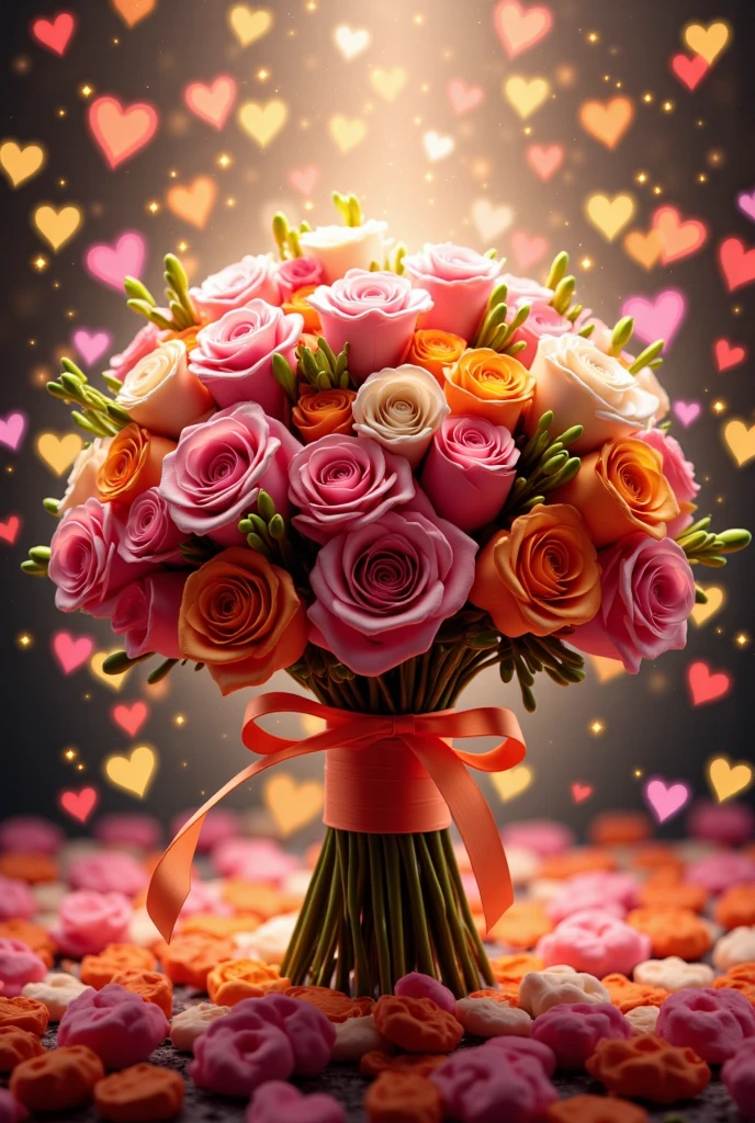 Stable Diffusion Prompt: Beautiful bouquet of Flowers Bright with a ...
