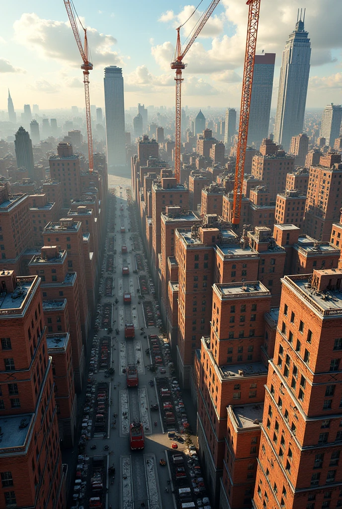 Stable Diffusion Prompt: Vibrant cityscape with diverse buildings and ...