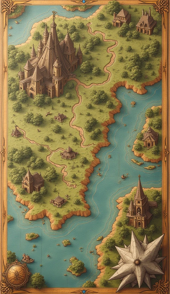 Stable Diffusion Prompt: Create artistic maps emphasizing aesthetics ...