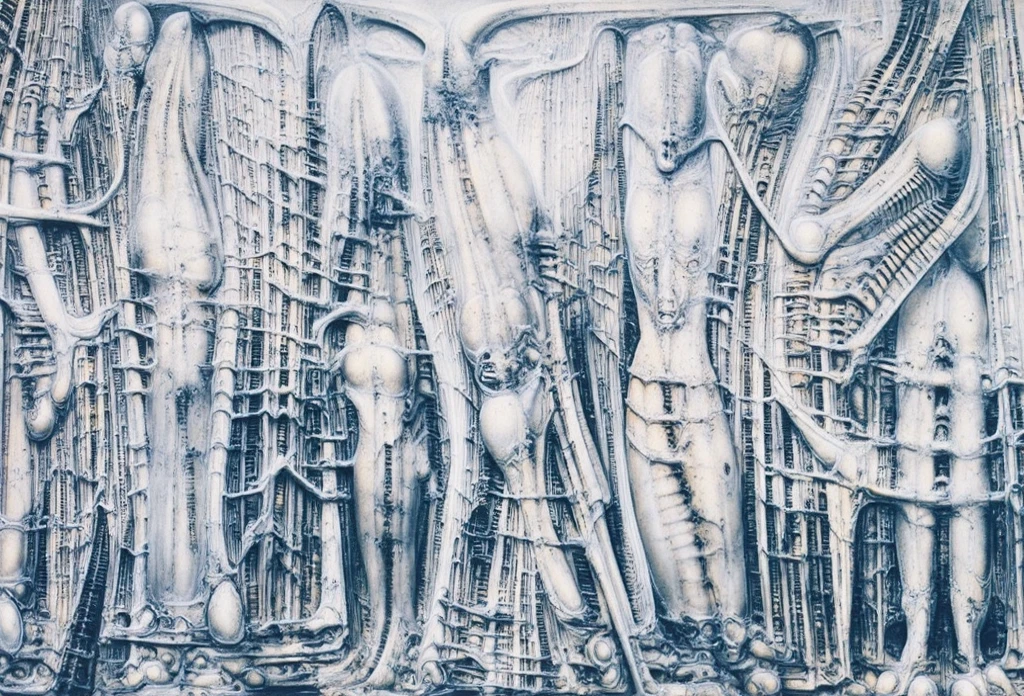 Stable Diffusion Prompt: Giger-inspired G1G3R: intricate biomechanical ...