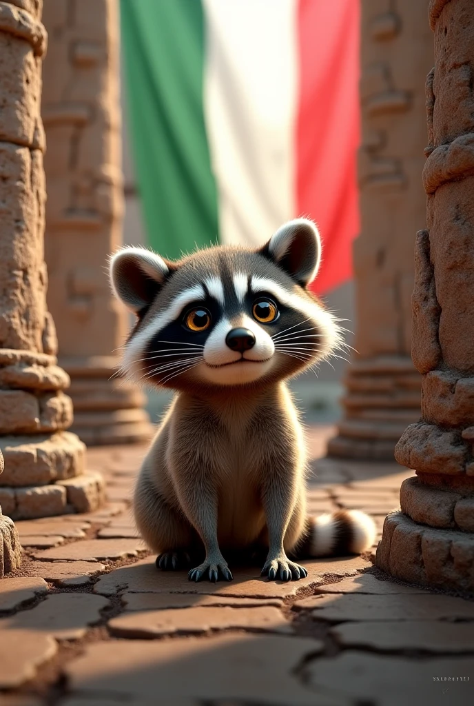 Stable Diffusion Prompt: A small raccoon with big eyes inside the ...