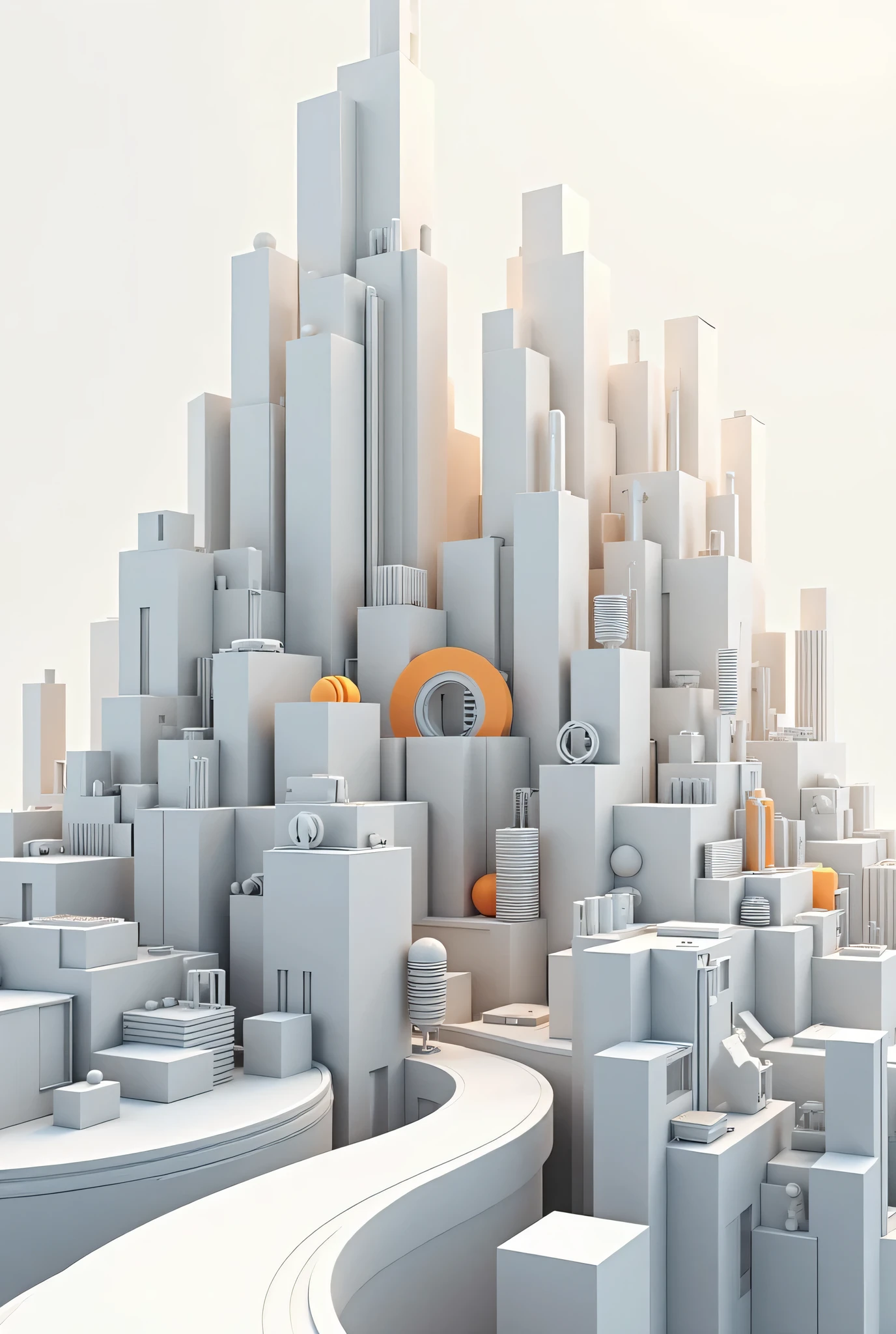 Stable Diffusion Prompt: Vast cityscape with numerous buildings and ...